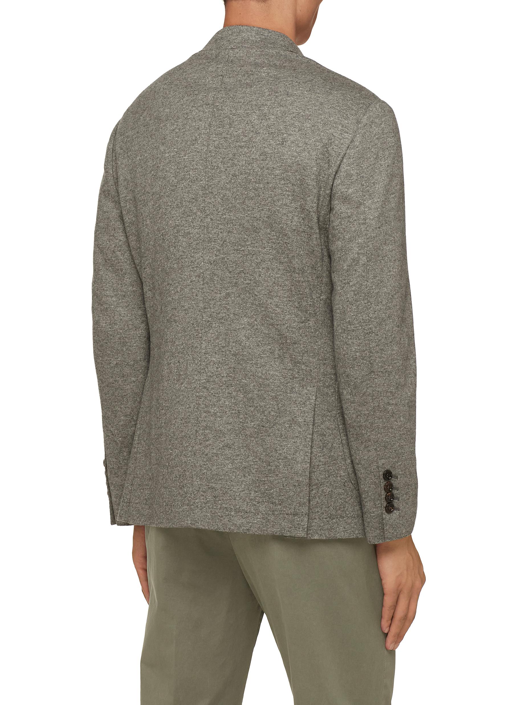 NOTCH LAPEL PATCH BLAZER