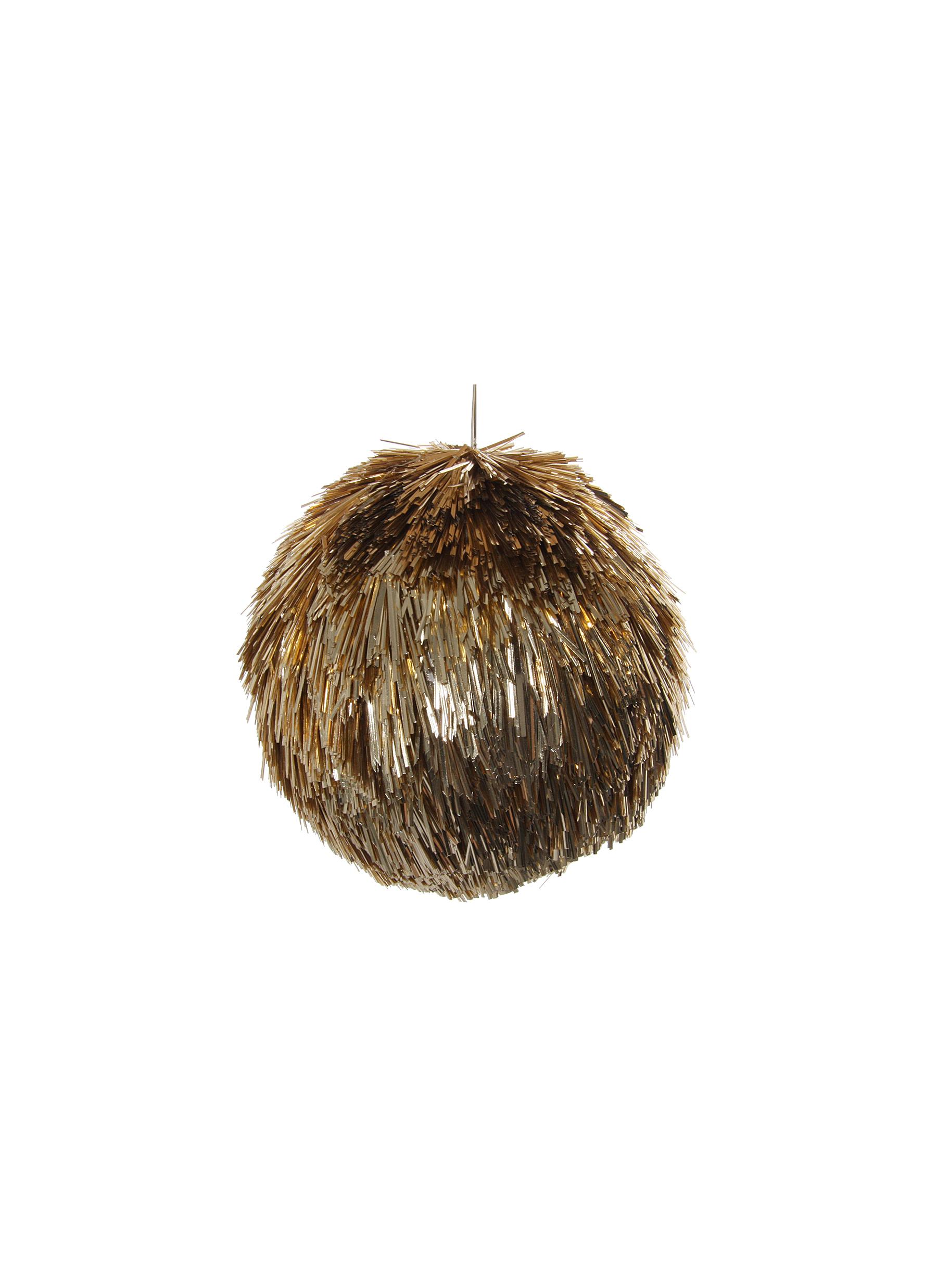 Shishi Tinsel Ball Ornament - Gold | ModeSens