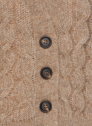 BRUNELLO CUCINELLI | Metalic Cable Knit Cardigan | Women | Lane Crawford