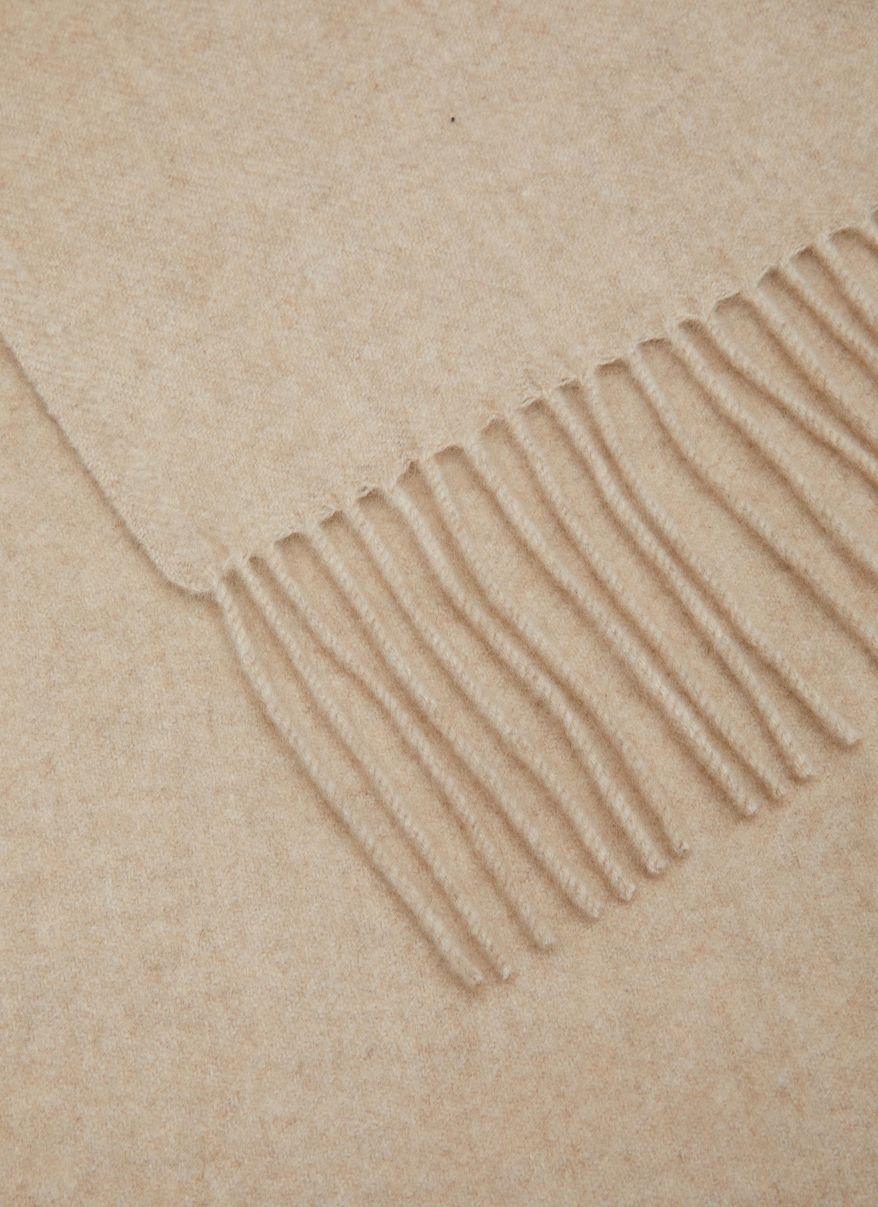 UNO CASHMERE THROW — BEIGE