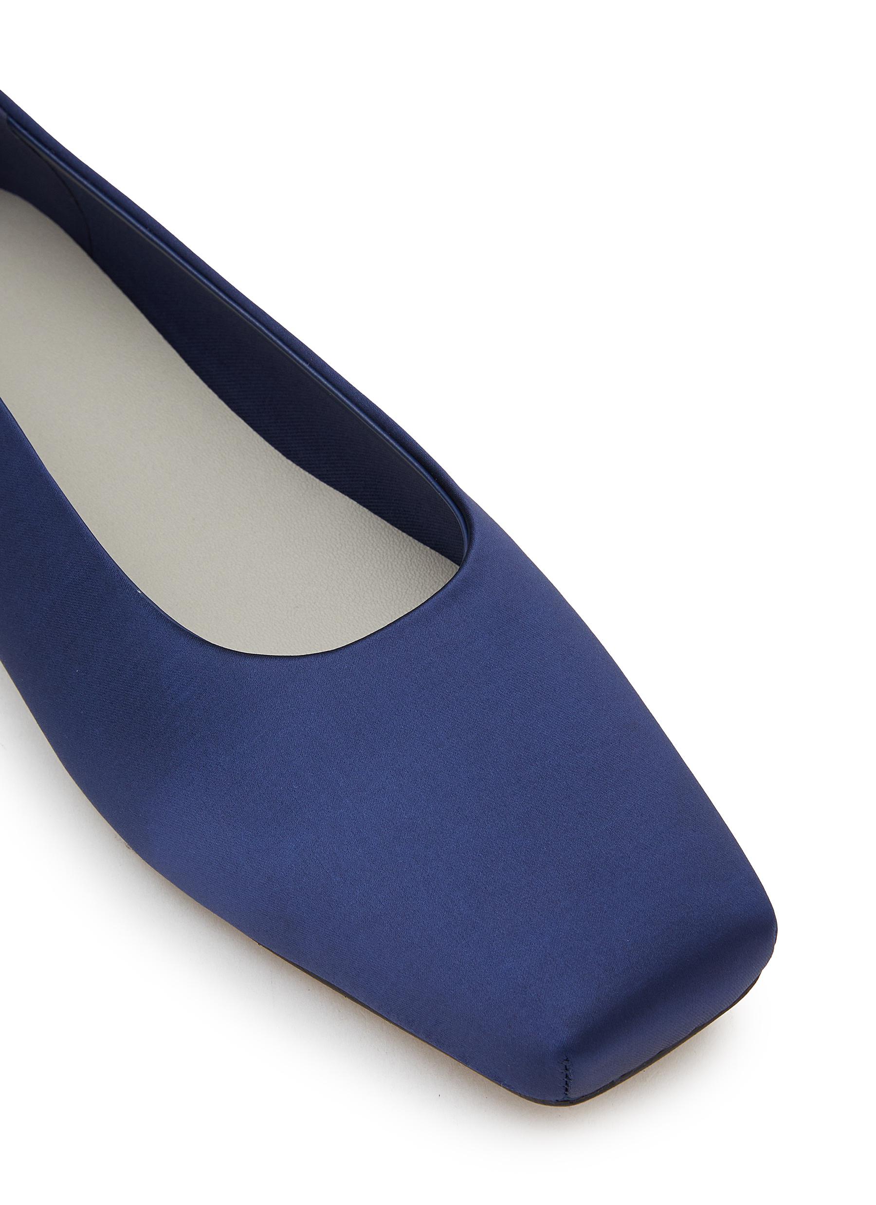 COPENHAGEN SATIN BALLERINA FLATS