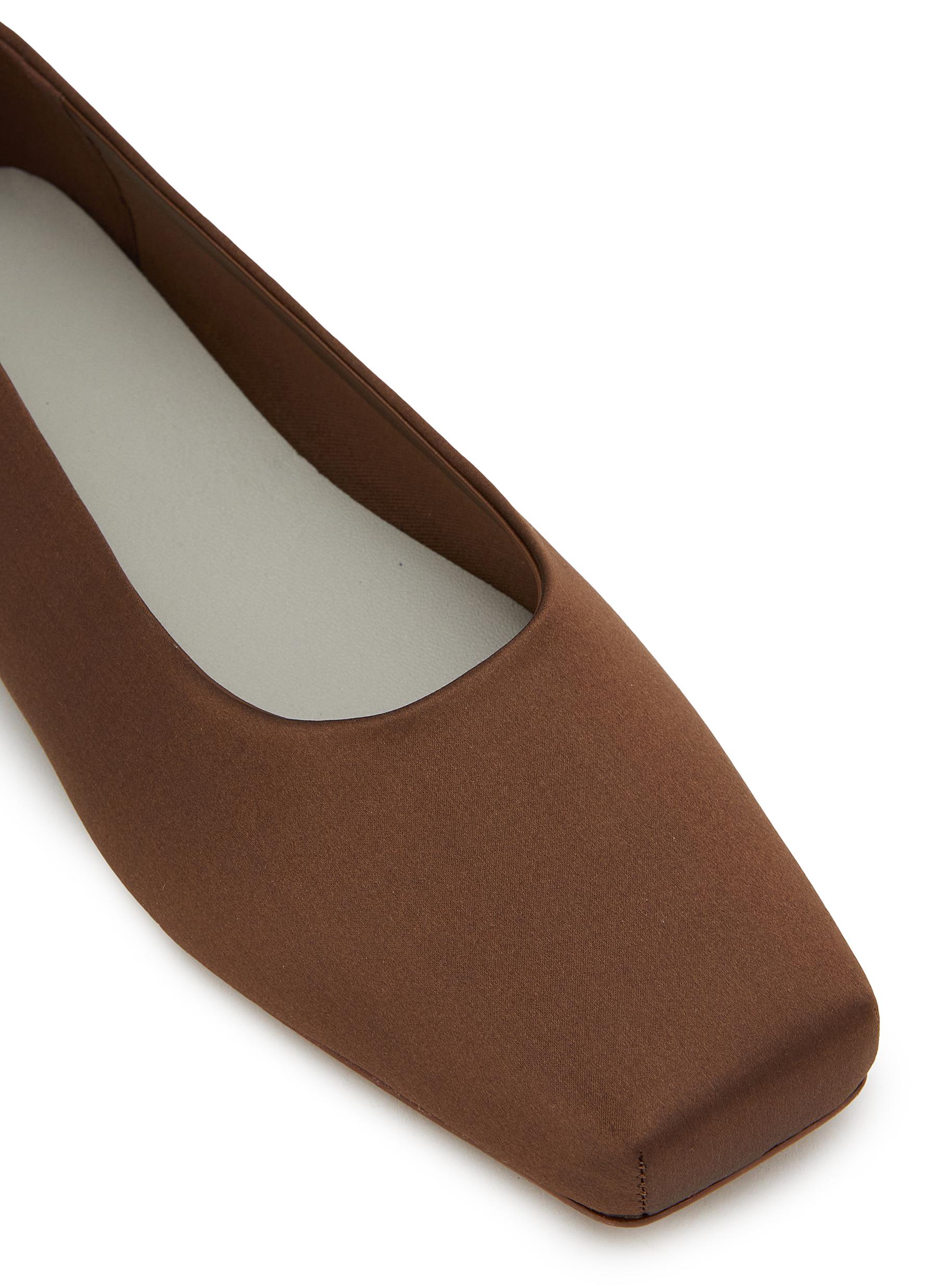 COPENHAGEN SATIN BALLERINA FLATS
