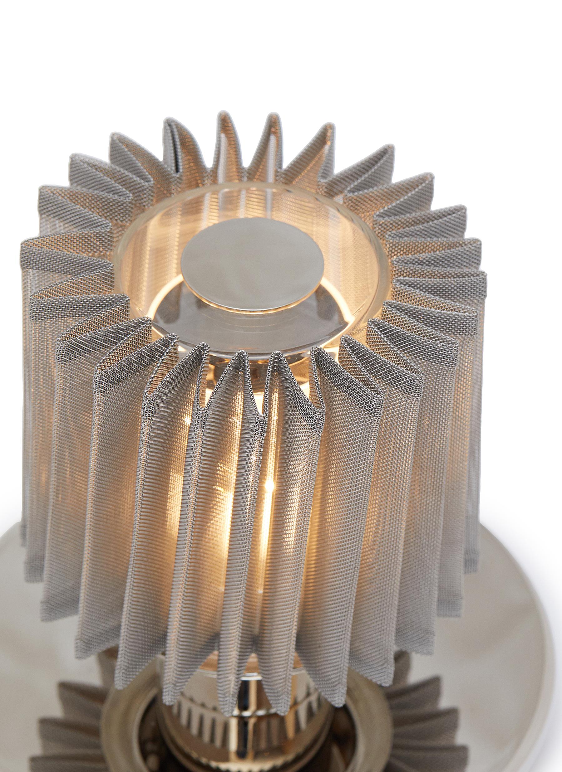 IN THE SUN TABLE LAMP — SILVER