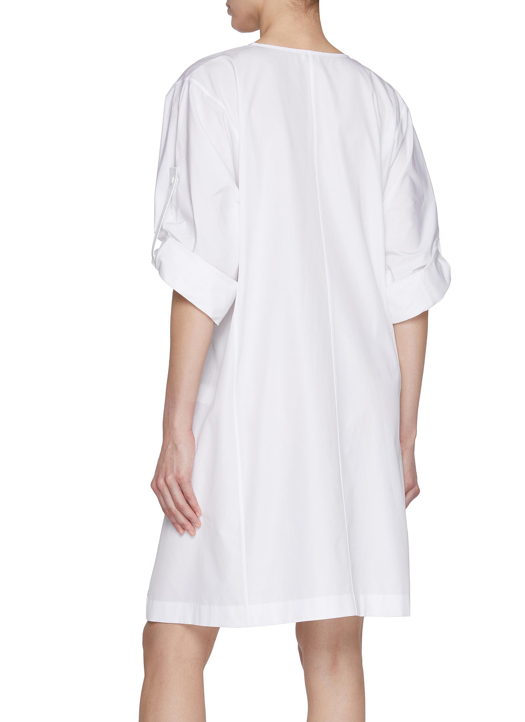 PEBBLE COTTON SHIRT DRESS