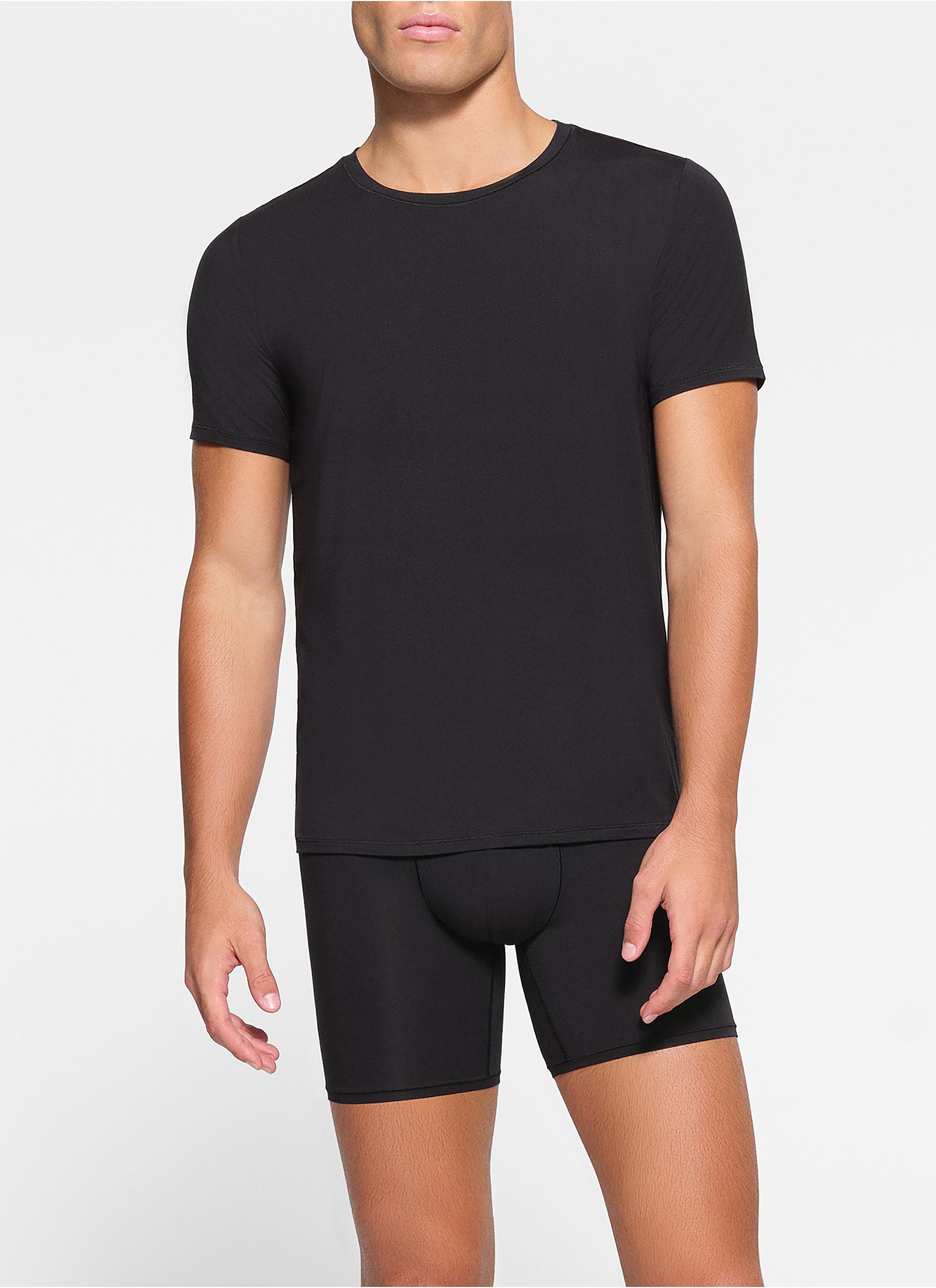 SKIMS STRETCH SHORT SLEEVE T-SHIRT — PACK OF 3