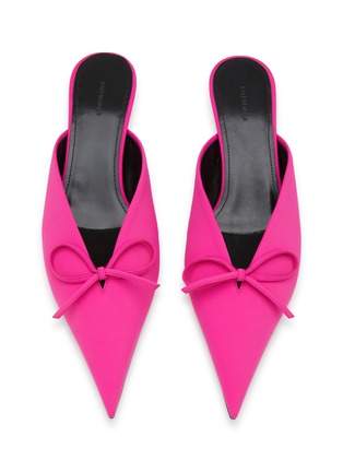 BALENCIAGA | Knife Bow 40 Spandex Mules | PINK | Women BALENCIAGA | Knife Bow 40 Spandex Mules | PINK | Women
